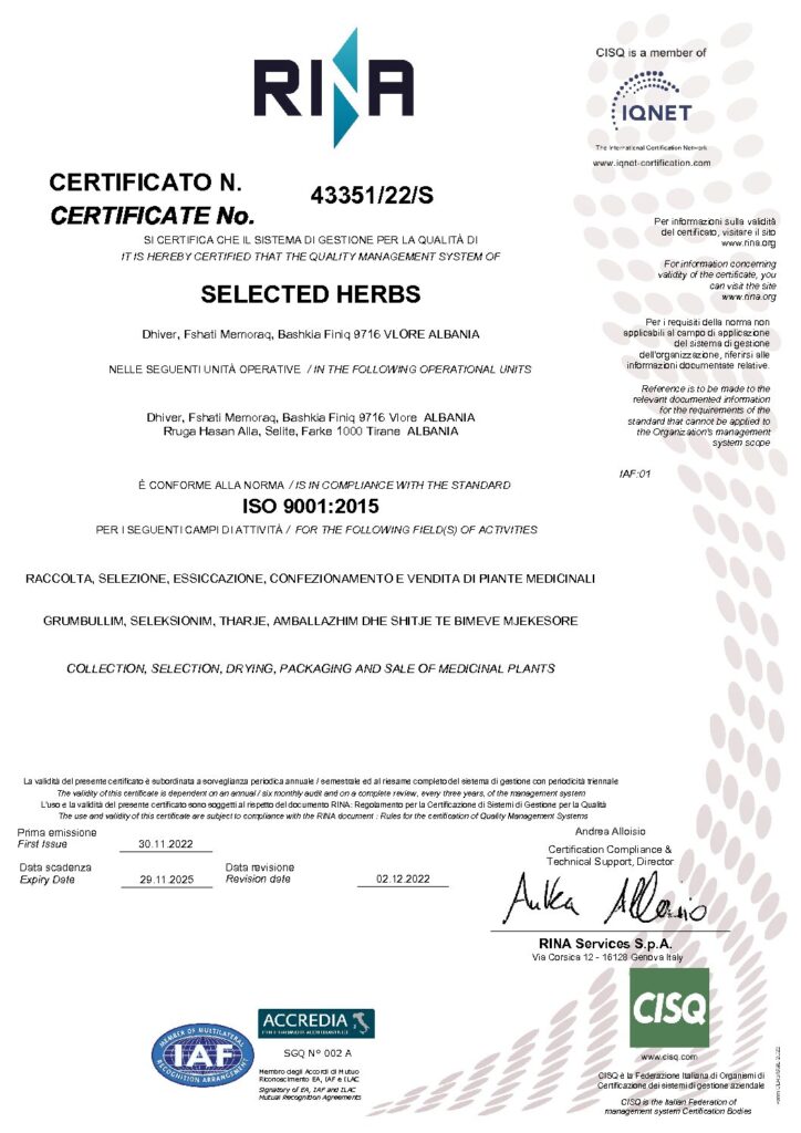 SelectedHerbs – From the farm to the table